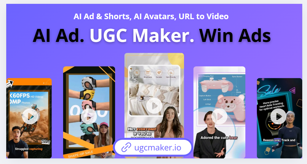 UGC Maker - Create Viral UGC Avatar Videos Online with AI for Free